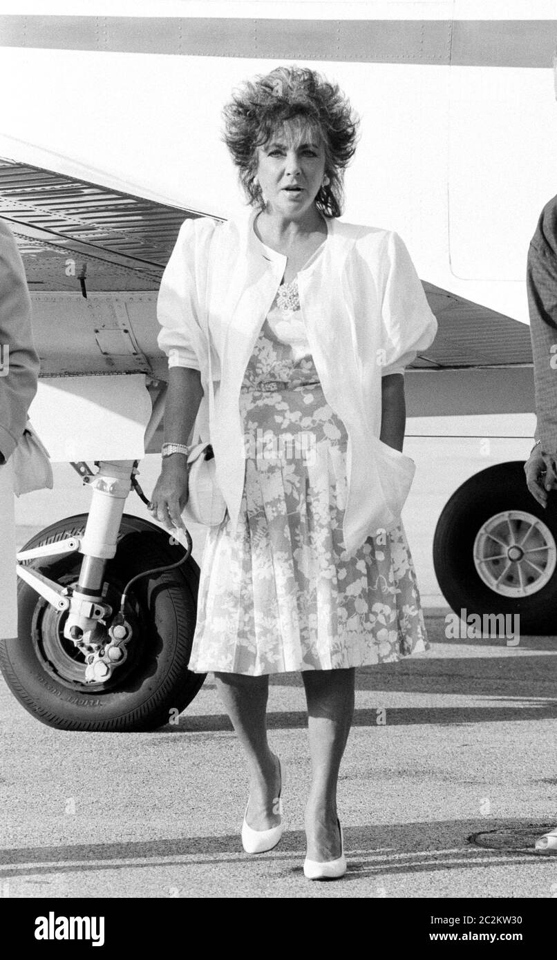 Elizabeth taylor 1985 hi-res stock photography and images - Alamy