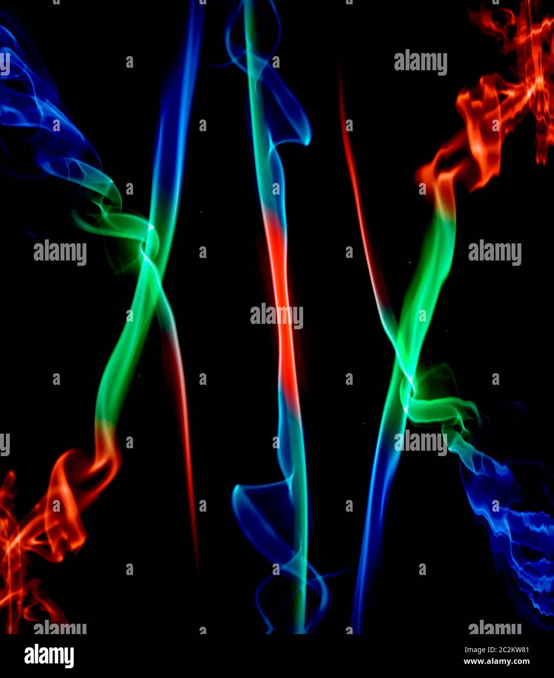 abstract colored smoke in a white background Stock Photo - Alamy
