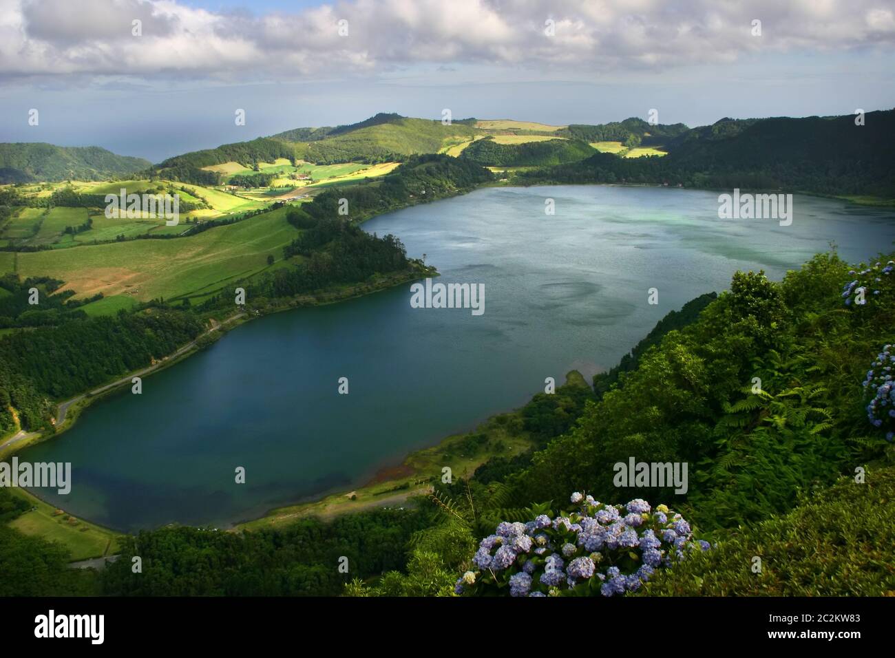 azores lake of furnas Stock Photo - Alamy