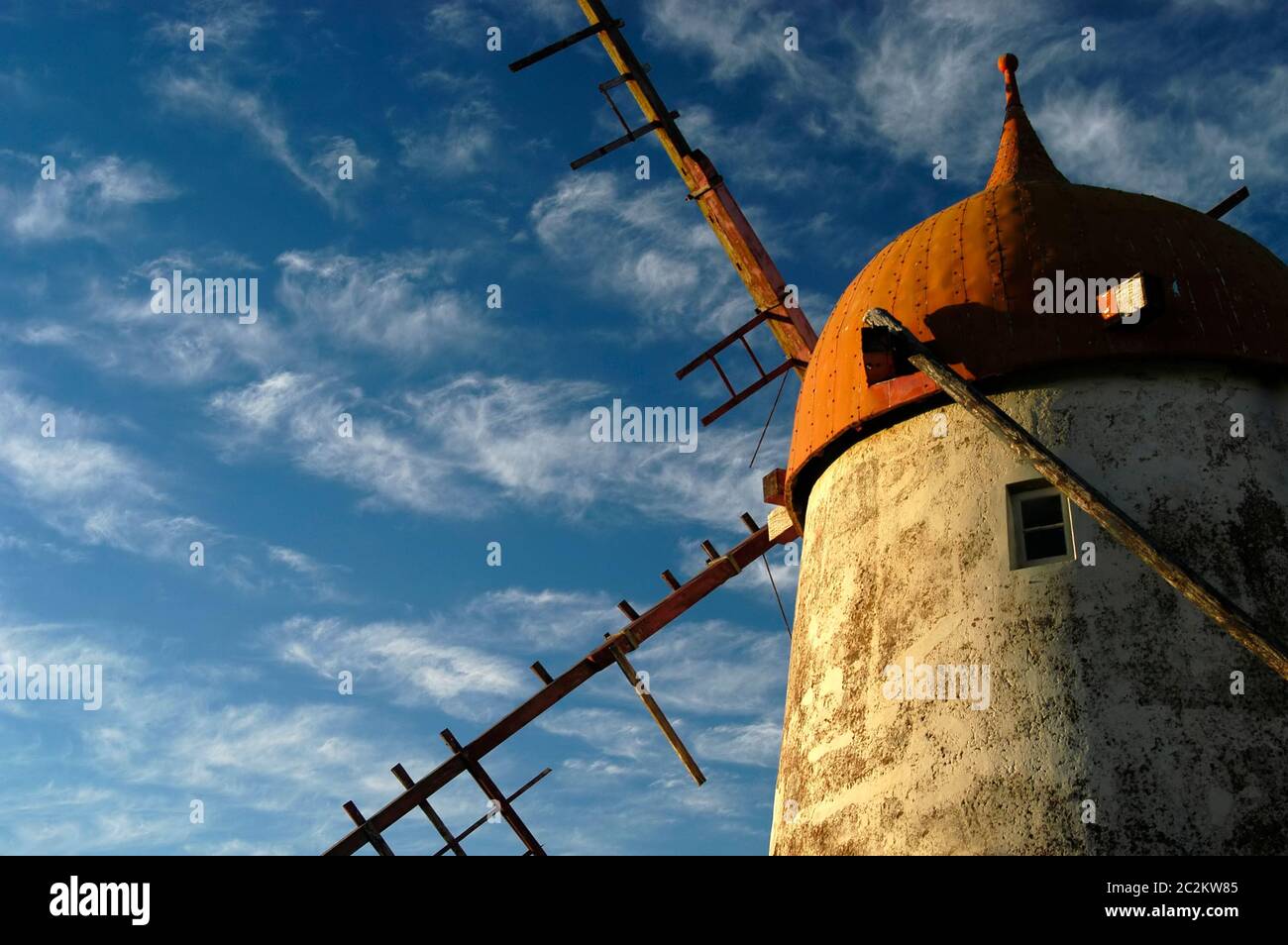 azores ancient windmill at sao miguel island Stock Photo - Alamy