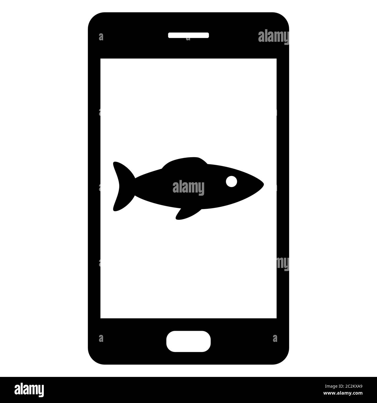 Fish and smartphone Stock Photo - Alamy