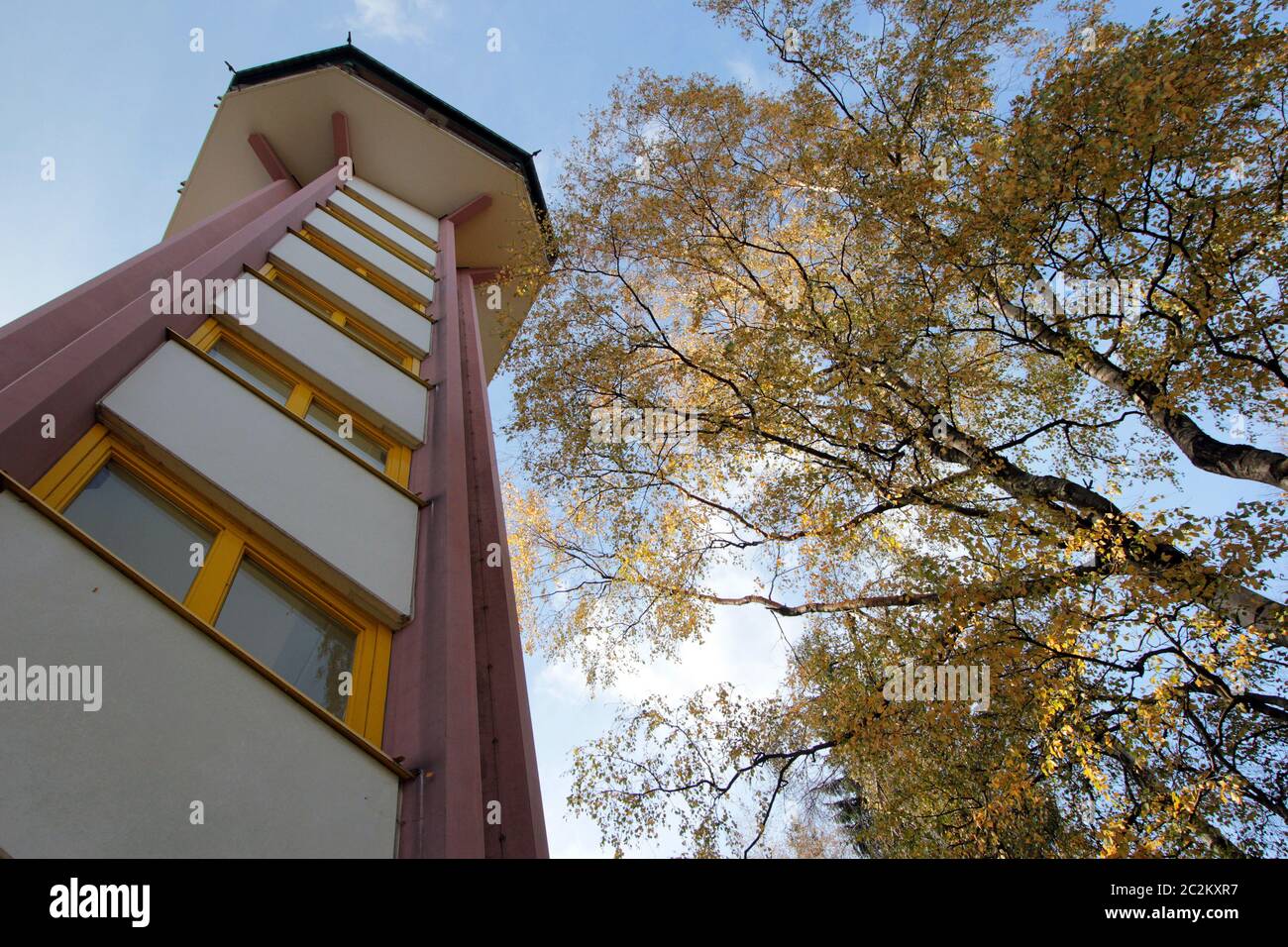 tower of the mountain scheibenberg Stock Photo - Alamy