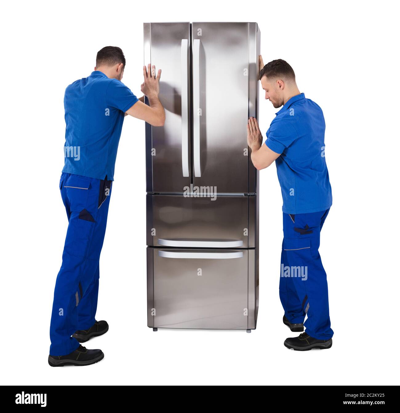 Refrigerator rear view Cut Out Stock Images & Pictures - Alamy