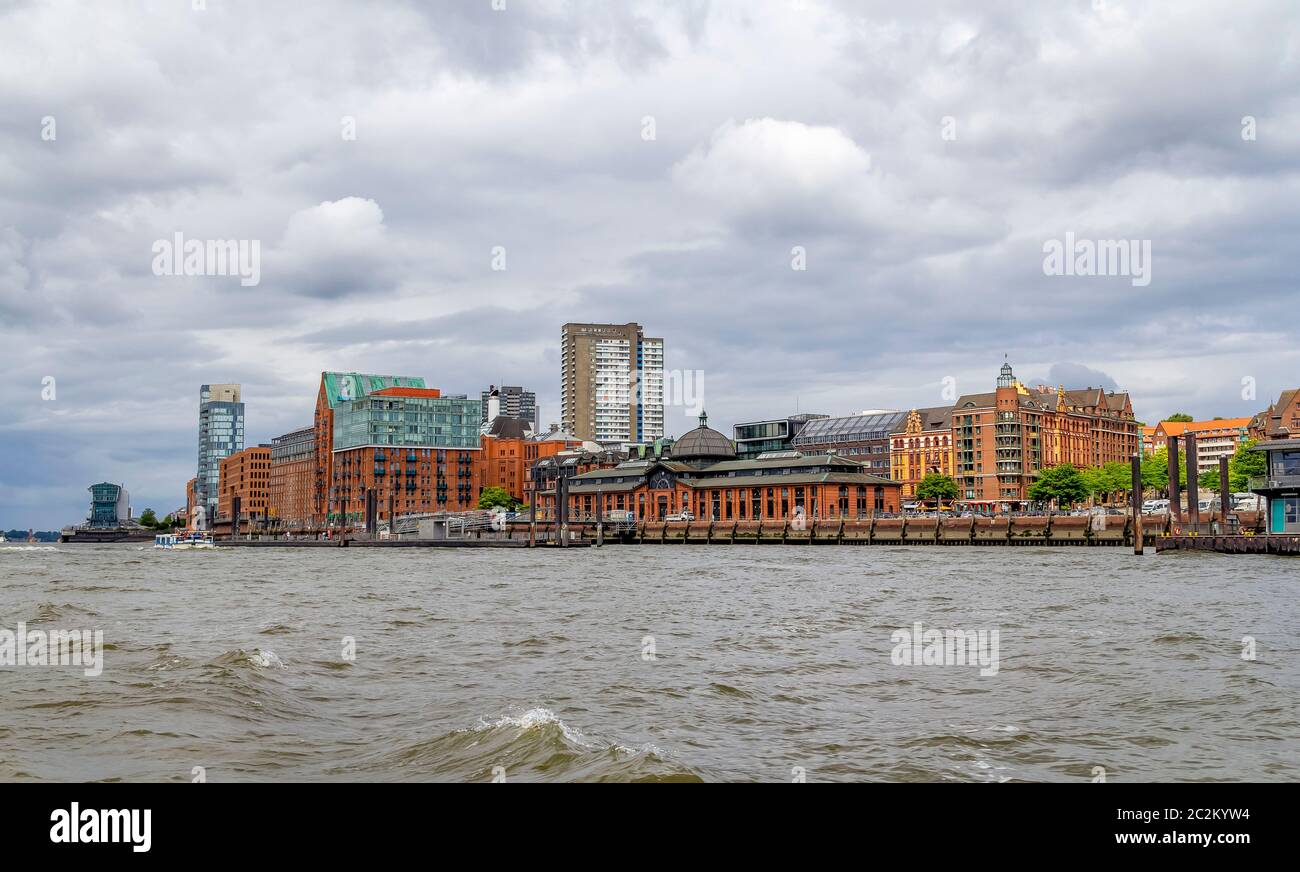 scenery around the Port of Hamburg in Germany Stock Photo - Alamy
