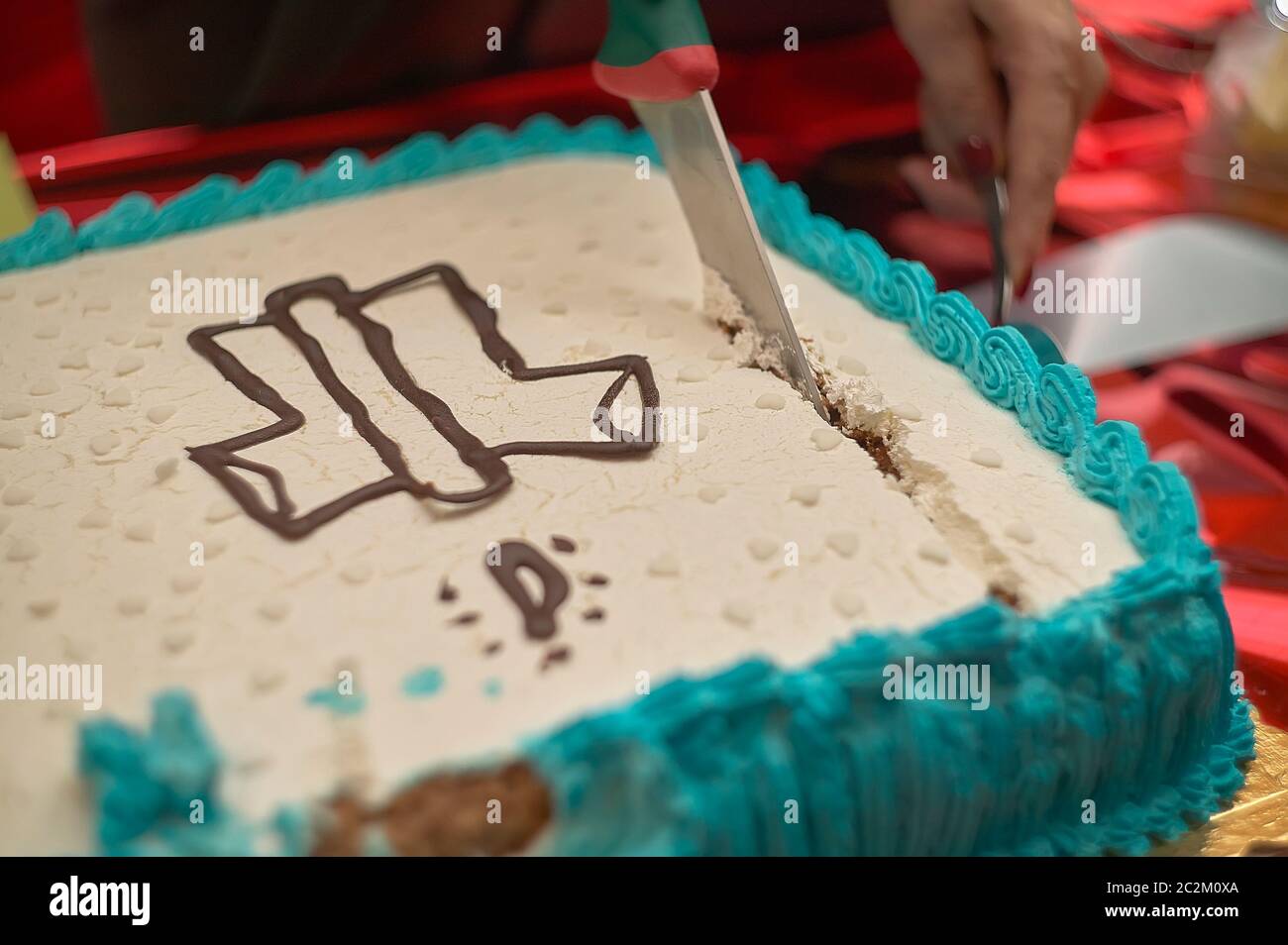 The cutting of the cake of Catholic baptism: a very heartfelt ...