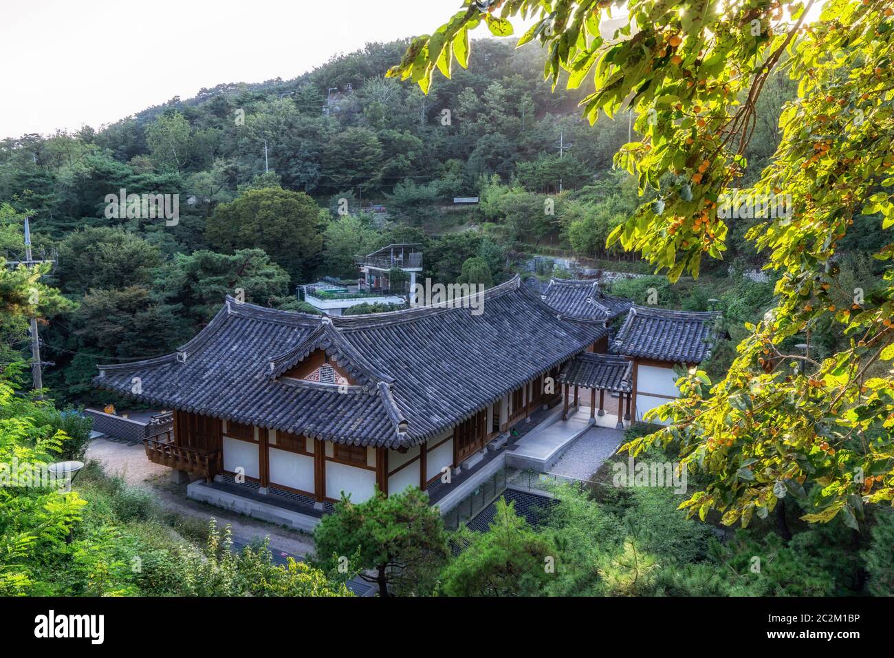 cheongun literature library taken during late summer. A traditional ...