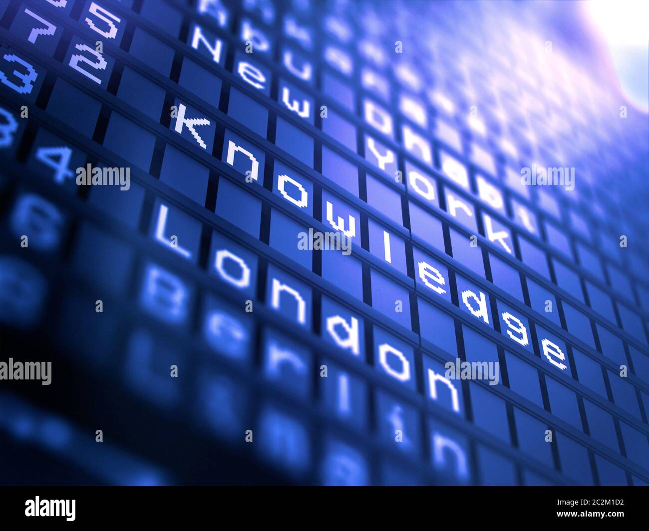 KNOWLEDGE. Railroad Scoreboard with Knowledge - Business Concept ...