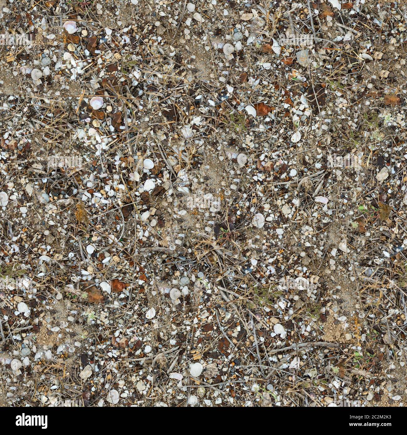 Seamless Texture of the Soil Post-apocalyptic Period with Pieces of ...