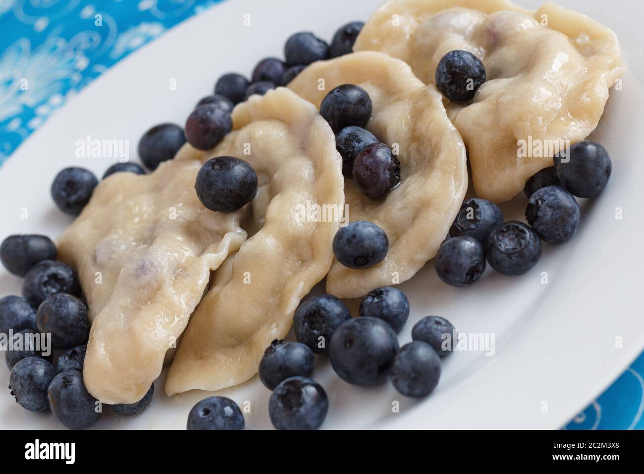 Dumplings filled blueberry hi-res stock photography and images - Alamy