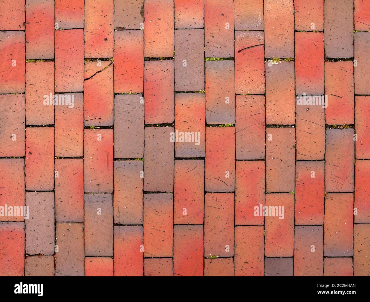 full frame red cobblestone background seen in Northern Germany Stock ...