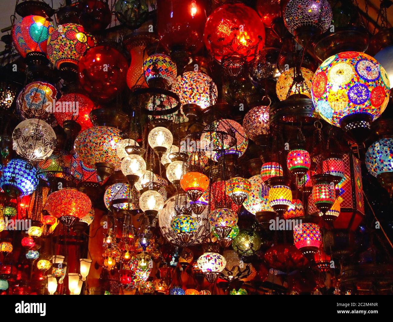 Chandeliers and lamps at Grand Bazaar in Istanbul Stock Photo - Alamy