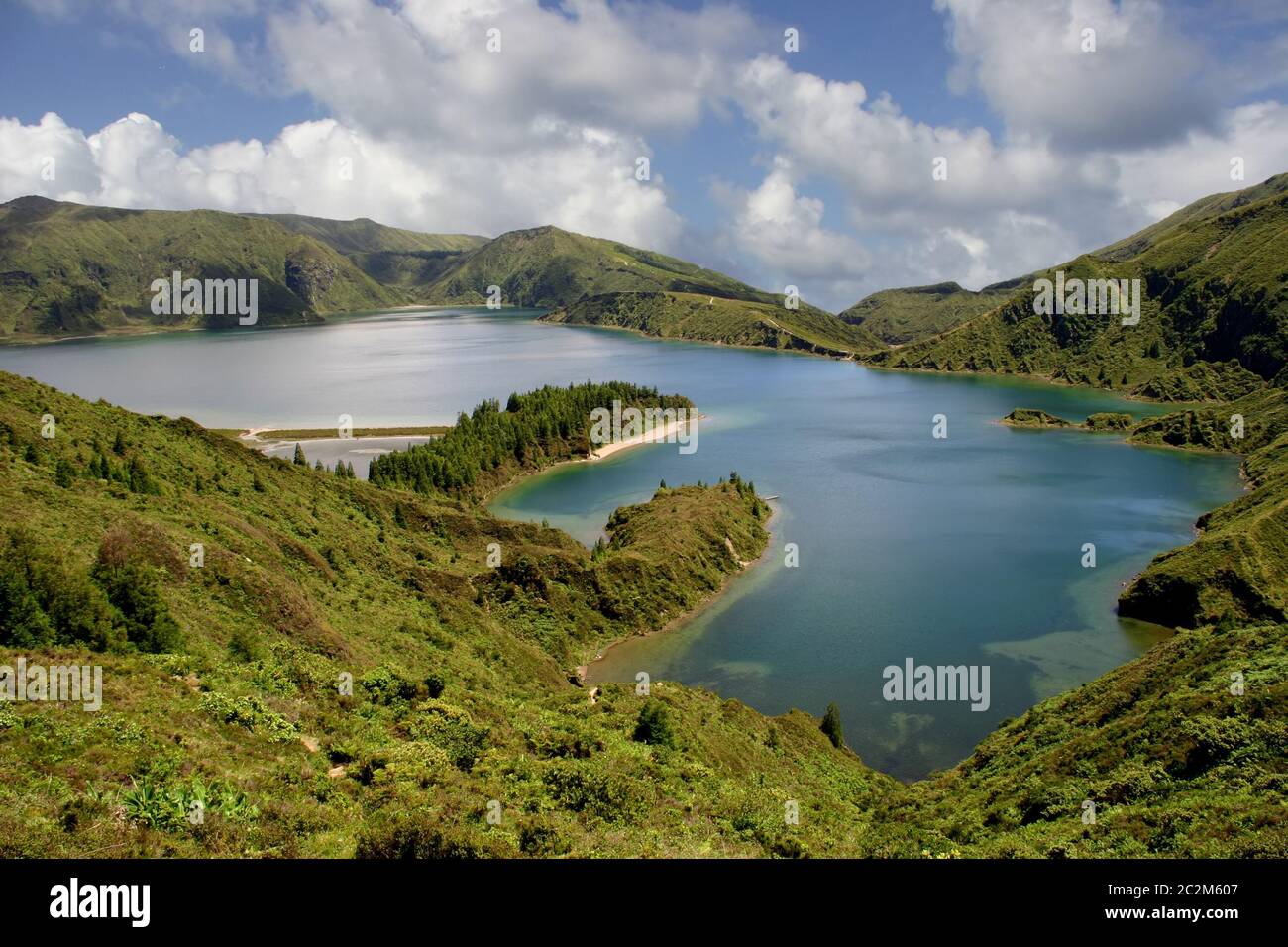 azores mountain lake Stock Photo - Alamy
