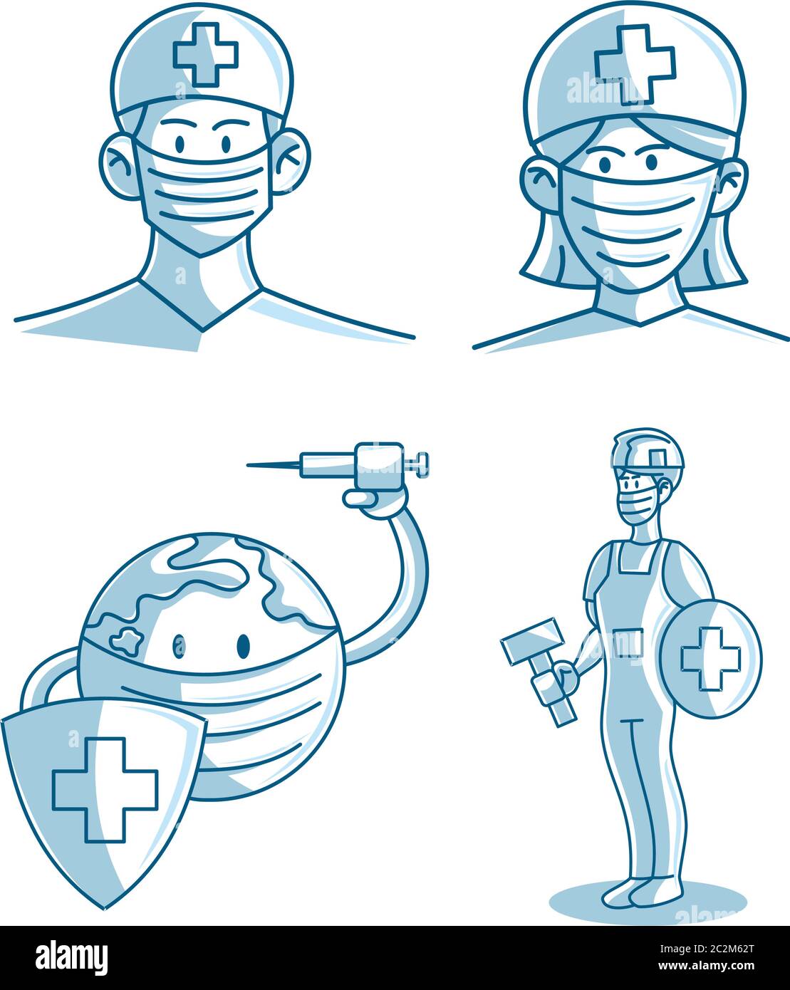 Mask Protection Health Care Illustration Vector Stock Vector Image ...
