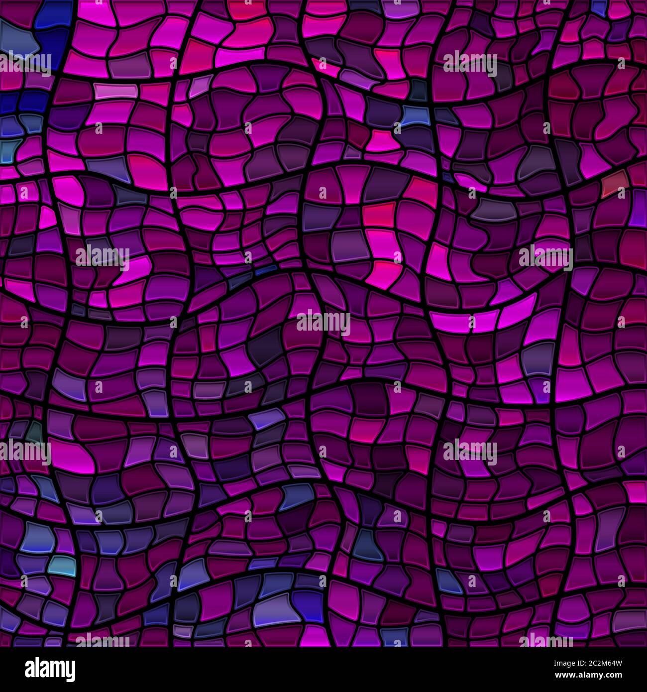 abstract stained-glass mosaic background - purple and violet Stock ...