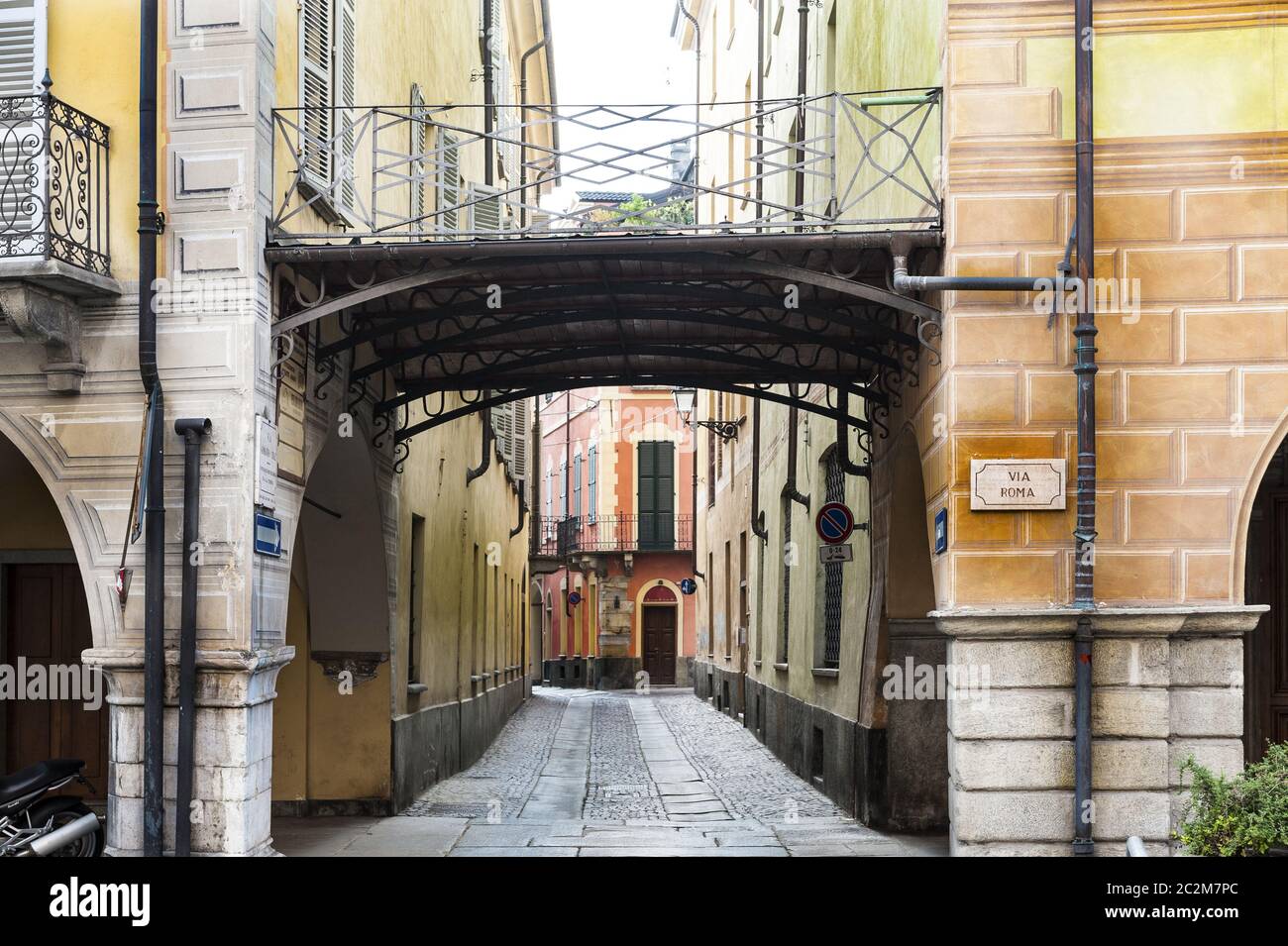 Bridge over the street Stock Photo - Alamy
