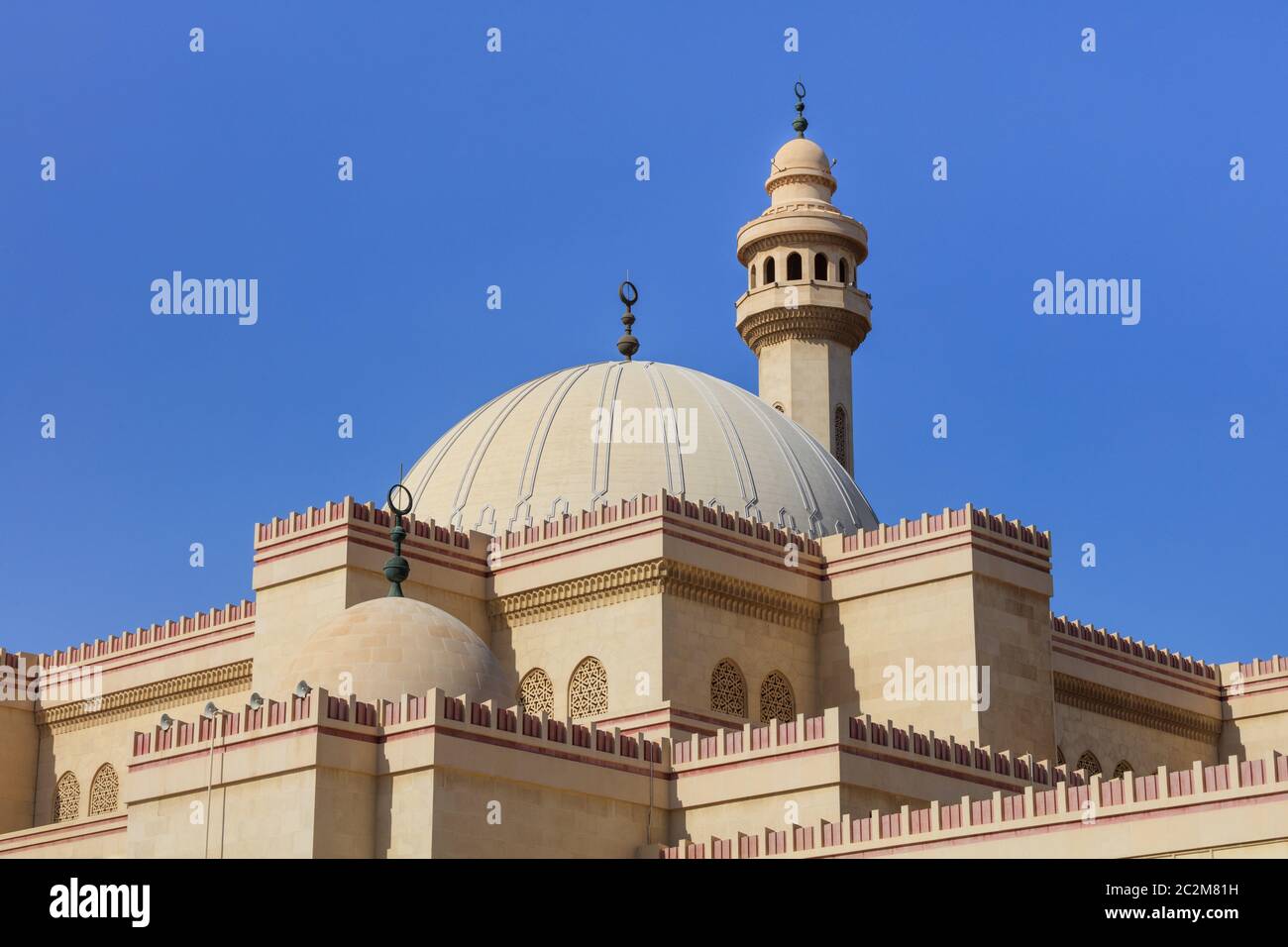 The Al Fateh Mosque, also know as Great Mosque. Manama, Bahrain Stock ...