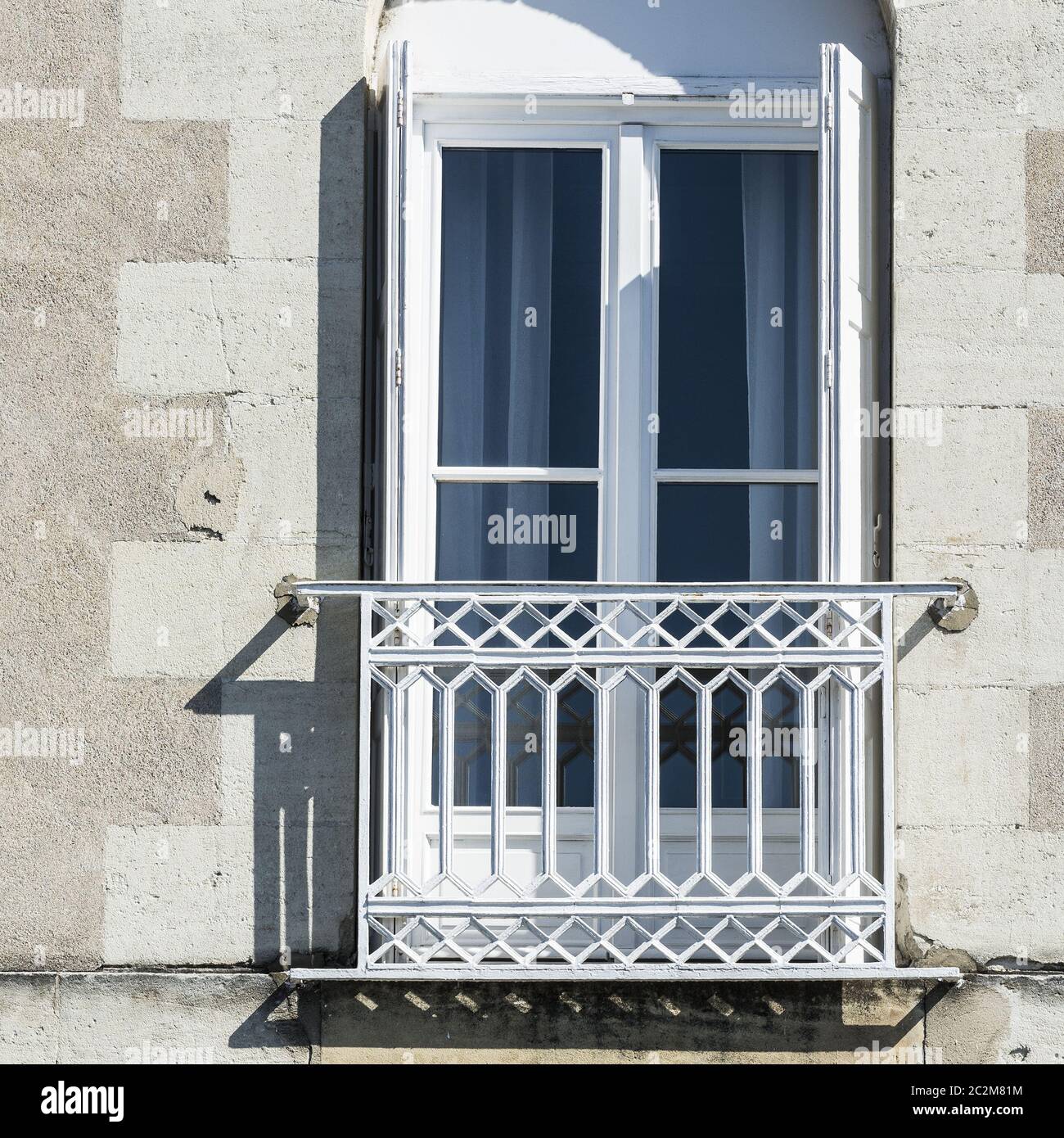 Window with light balcony Stock Photo - Alamy