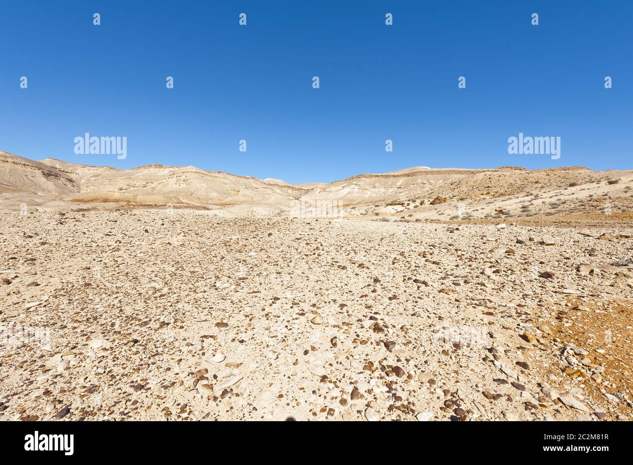 Stone Desert in Israel Stock Photo - Alamy