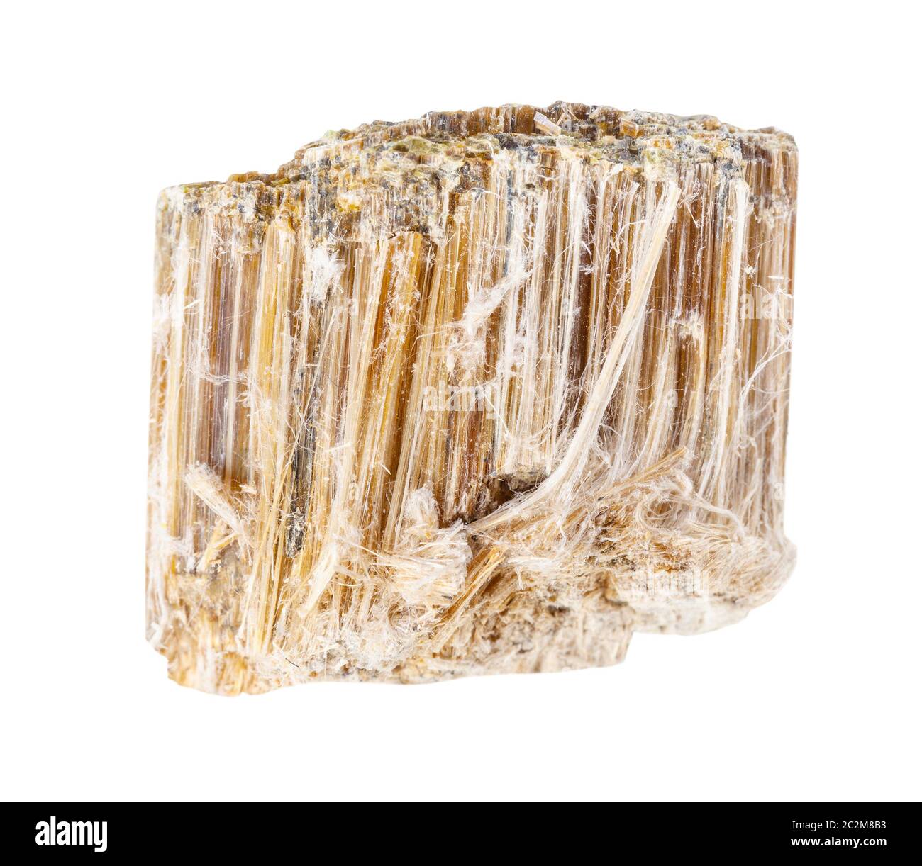 closeup of sample of natural mineral from geological collection ...