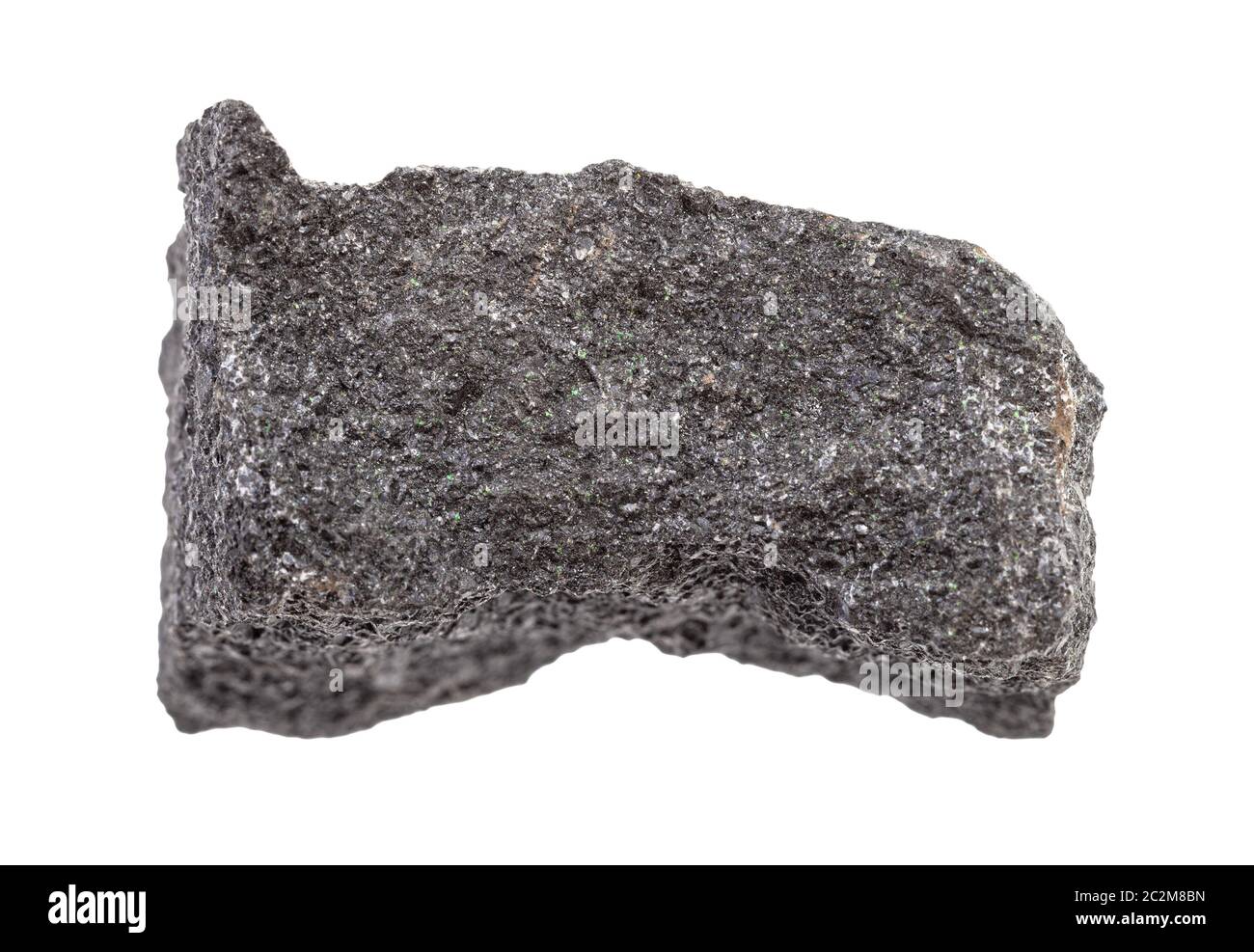 closeup of sample of natural mineral from geological collection - raw ...