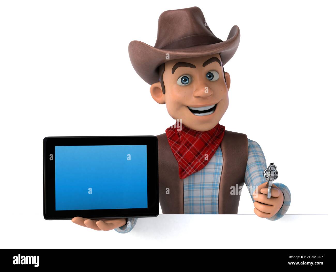 Computer cowboy Cut Out Stock Images & Pictures - Alamy