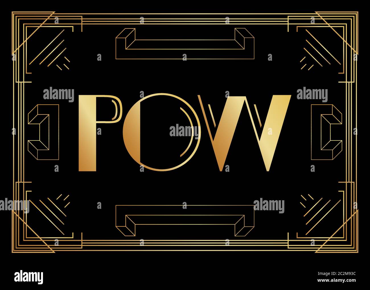 Art deco decorative frame 1930s hi-res stock photography and images - Alamy