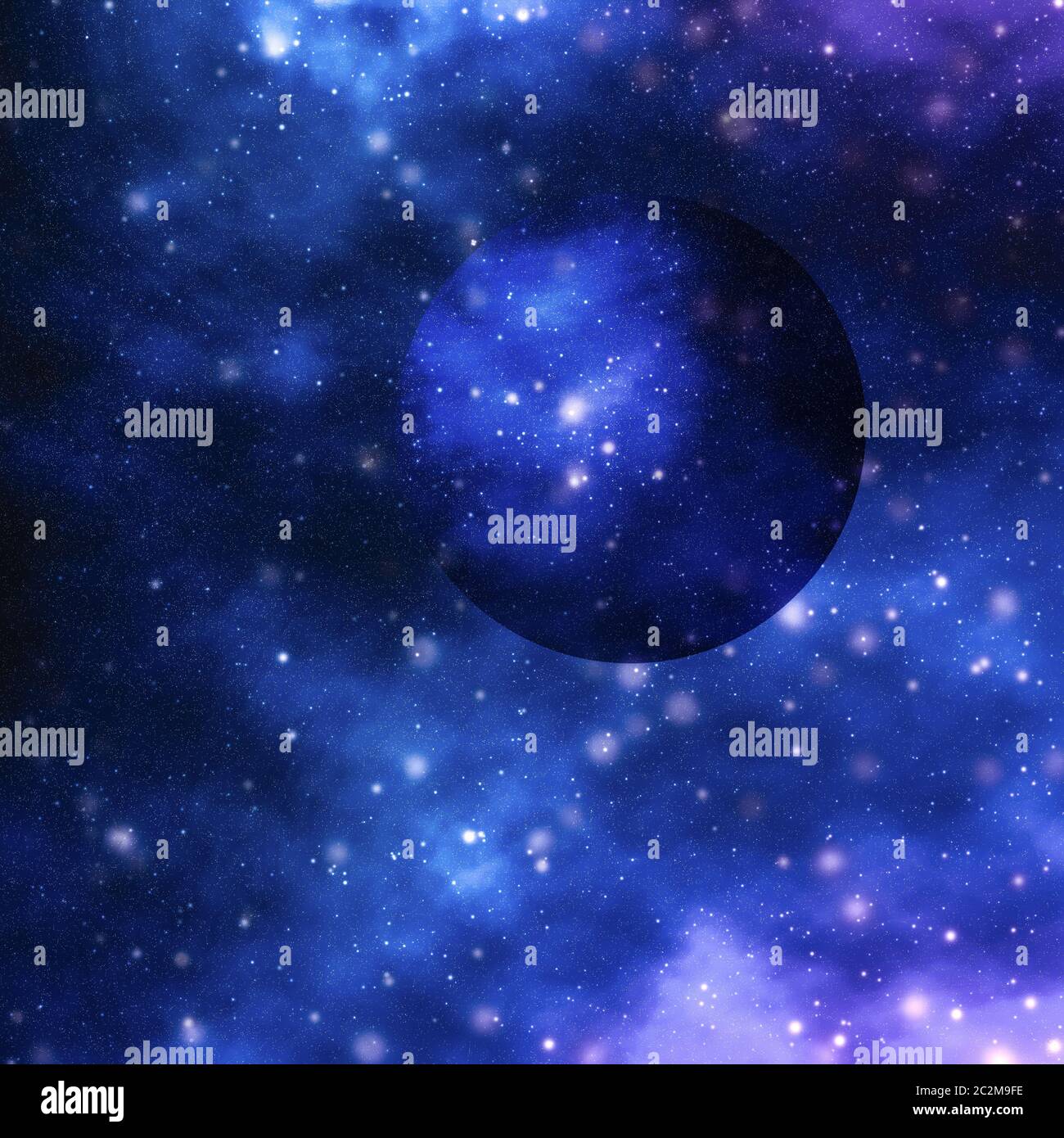 Stars, planet and galaxy in cosmos universe, space and time travel ...