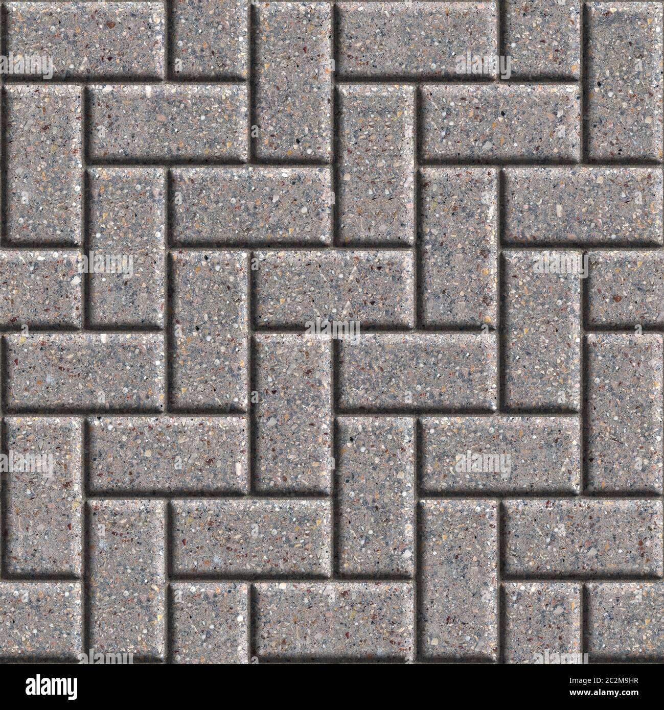 Gray Rectangular Paving Slabs. Seamless Tileable Texture Stock Photo ...