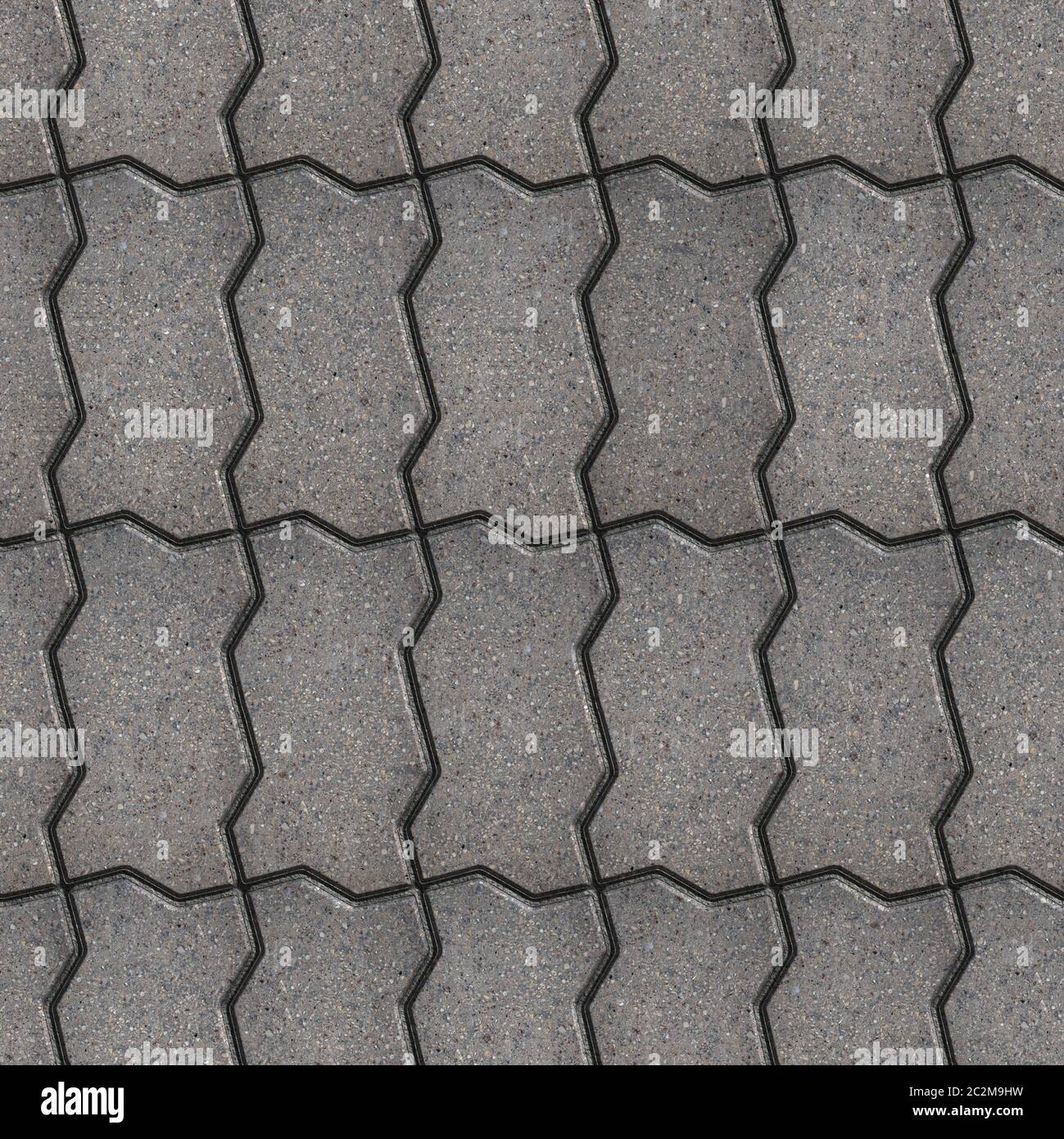 Gray Wavy Paving Slabs, Vertical Stacking. Seamless Tileable Texture ...