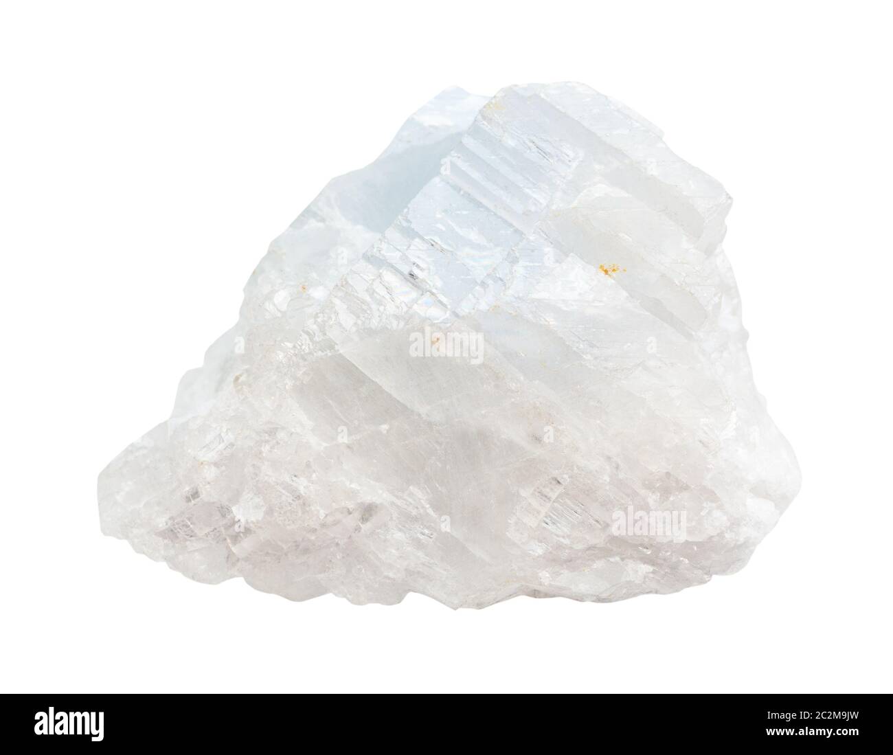 closeup of sample of natural mineral from geological collection ...