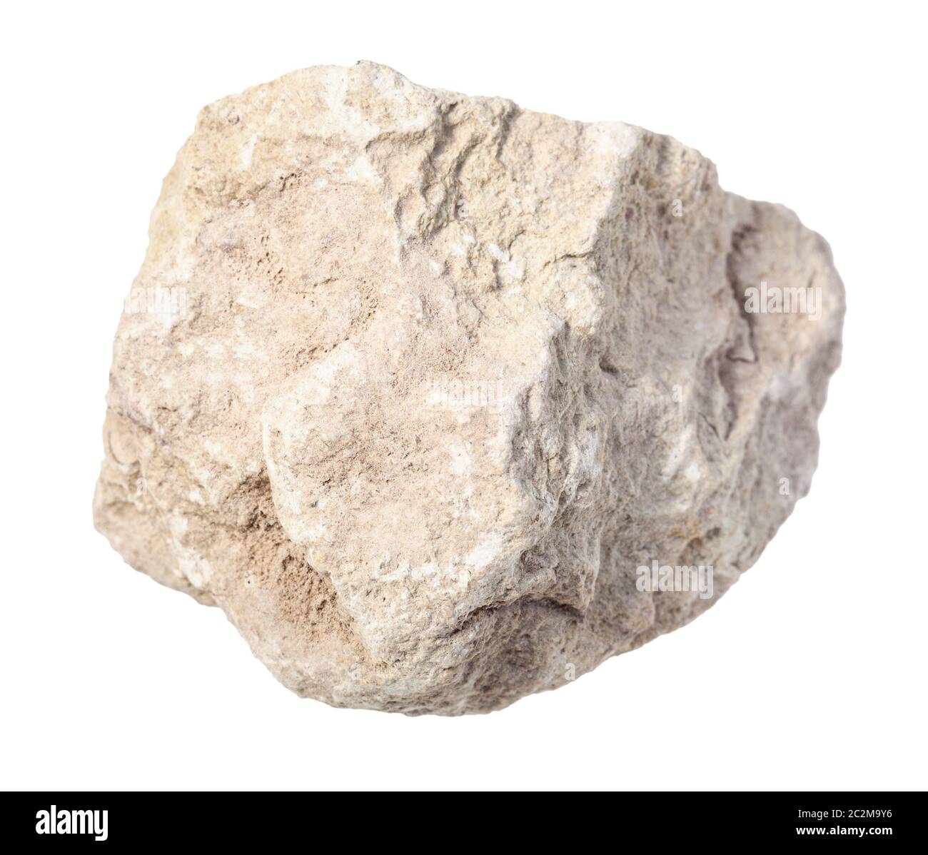 closeup of sample of natural mineral from geological collection ...