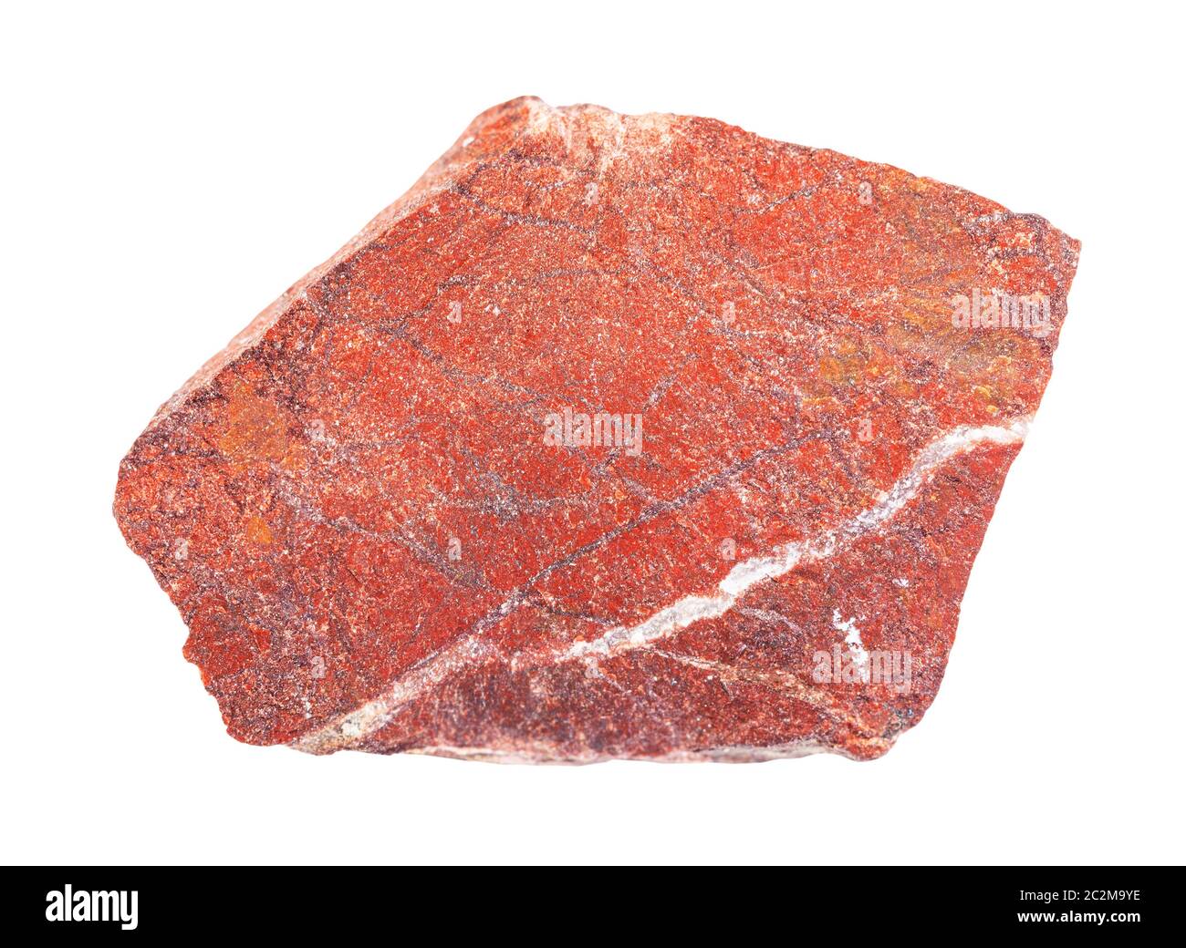 closeup of sample of natural mineral from geological collection - rough ...