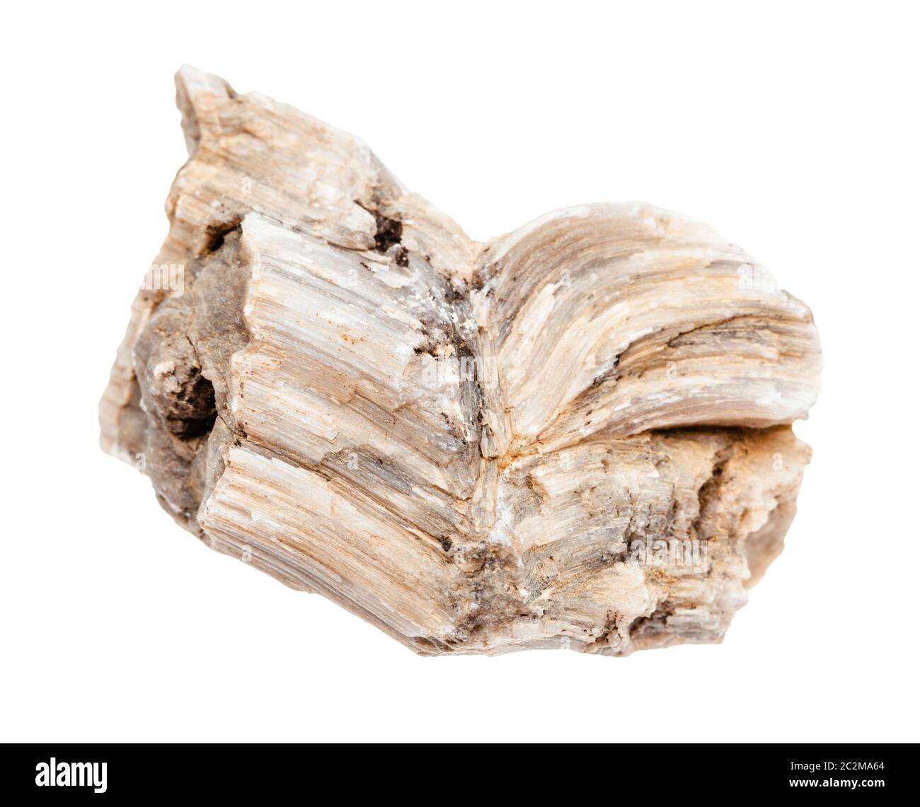 closeup of sample of natural mineral from geological collection - rough ...