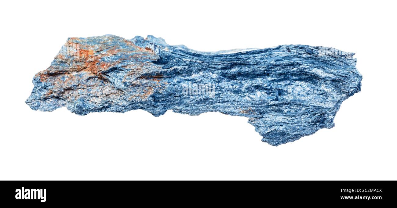 closeup of sample of natural mineral from geological collection ...