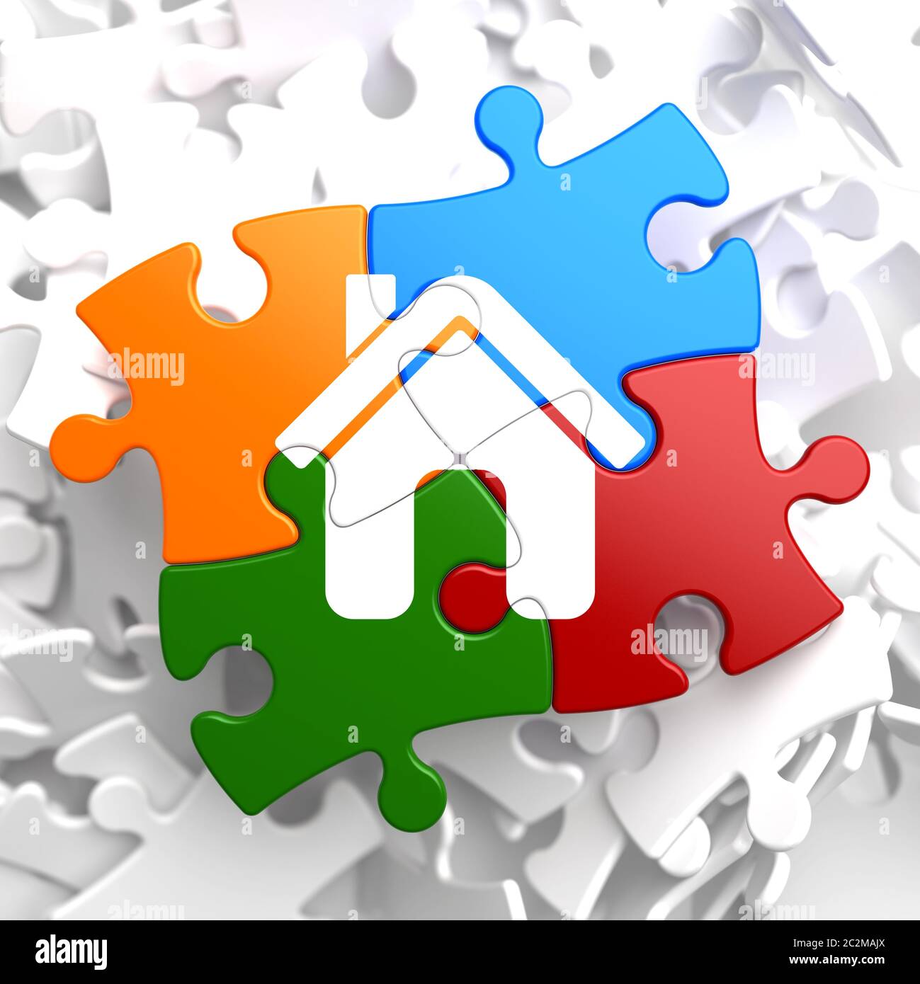 Multicolor puzzle hi-res stock photography and images - Alamy