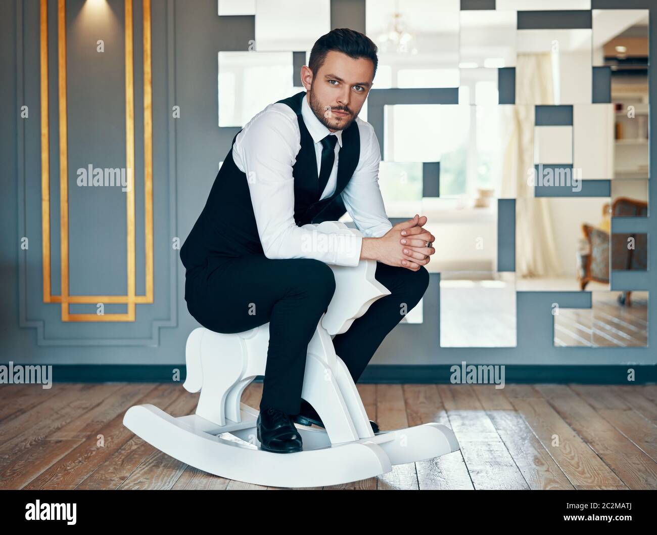 Adult wooden horse hi-res stock photography and images - Alamy