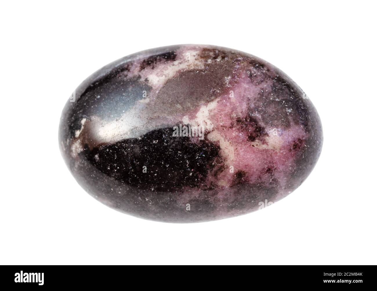 closeup of sample of natural mineral from geological collection ...