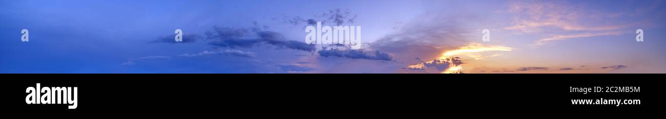 Sunset sky high resolution background with clouds Stock Photo - Alamy