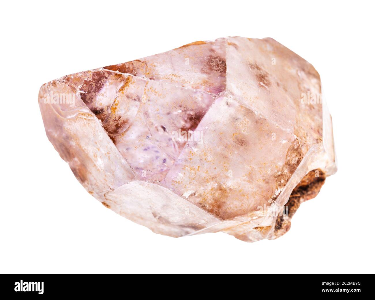 closeup of sample of natural mineral from geological collection - raw ...