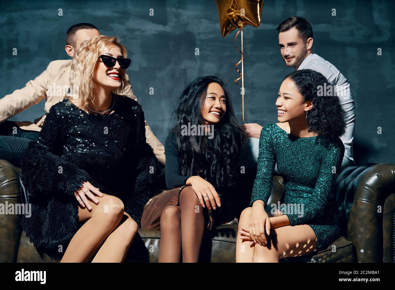 Diverse group of people enjoy party and have fun Stock Photo - Alamy