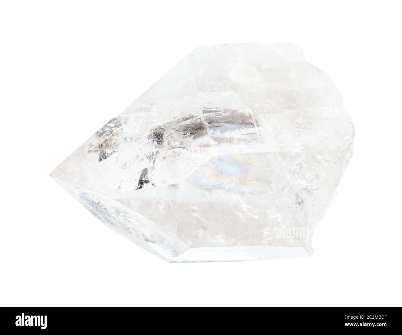 closeup of sample of natural mineral from geological collection ...