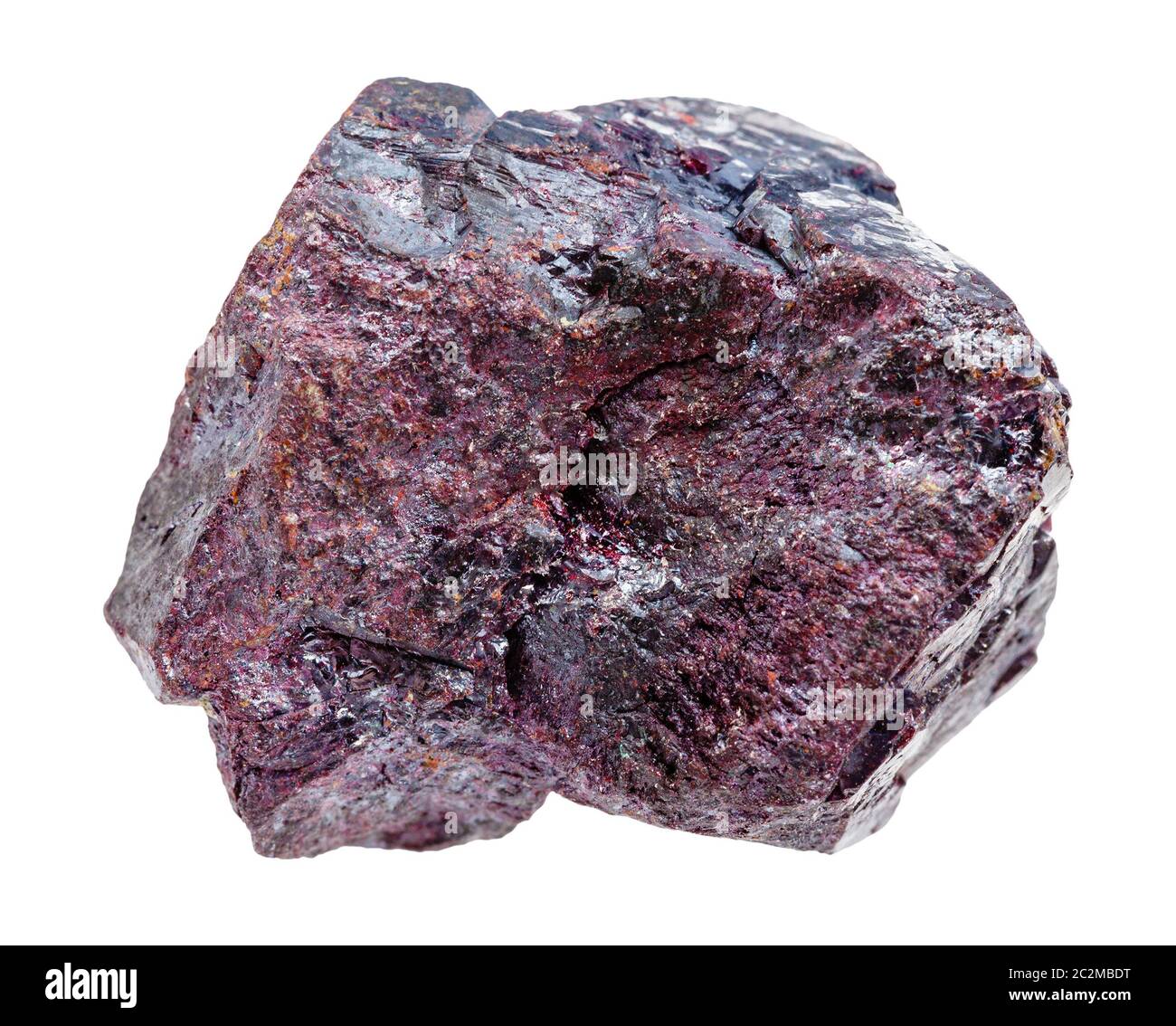 closeup of sample of natural mineral from geological collection - raw ...