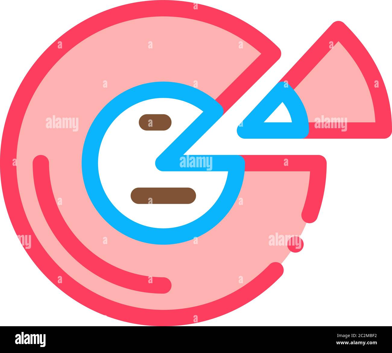 packaged cheese head icon vector outline illustration Stock Vector ...