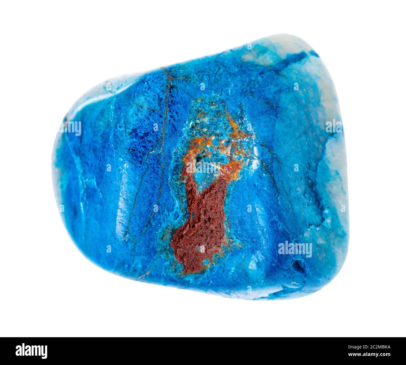 closeup of sample of natural mineral from geological collection ...