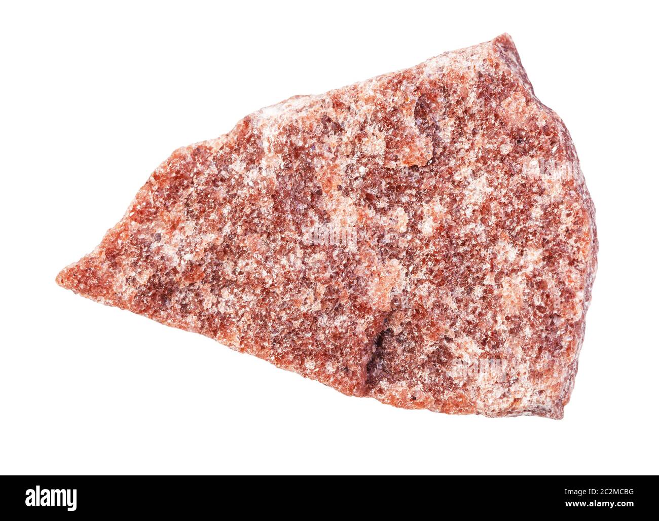 closeup of sample of natural mineral from geological collection ...