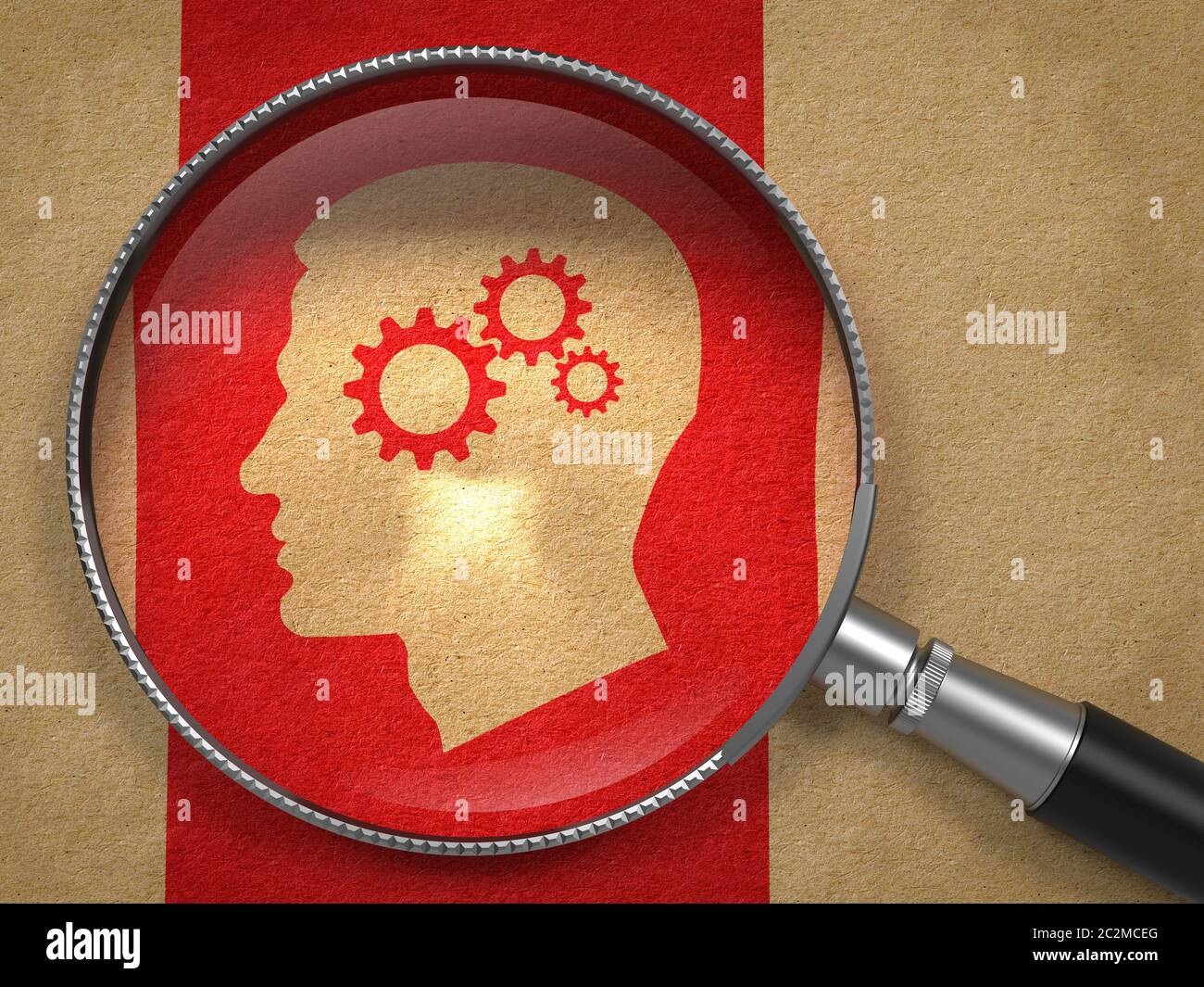 Gear mechanism magnifier line hi-res stock photography and images - Alamy