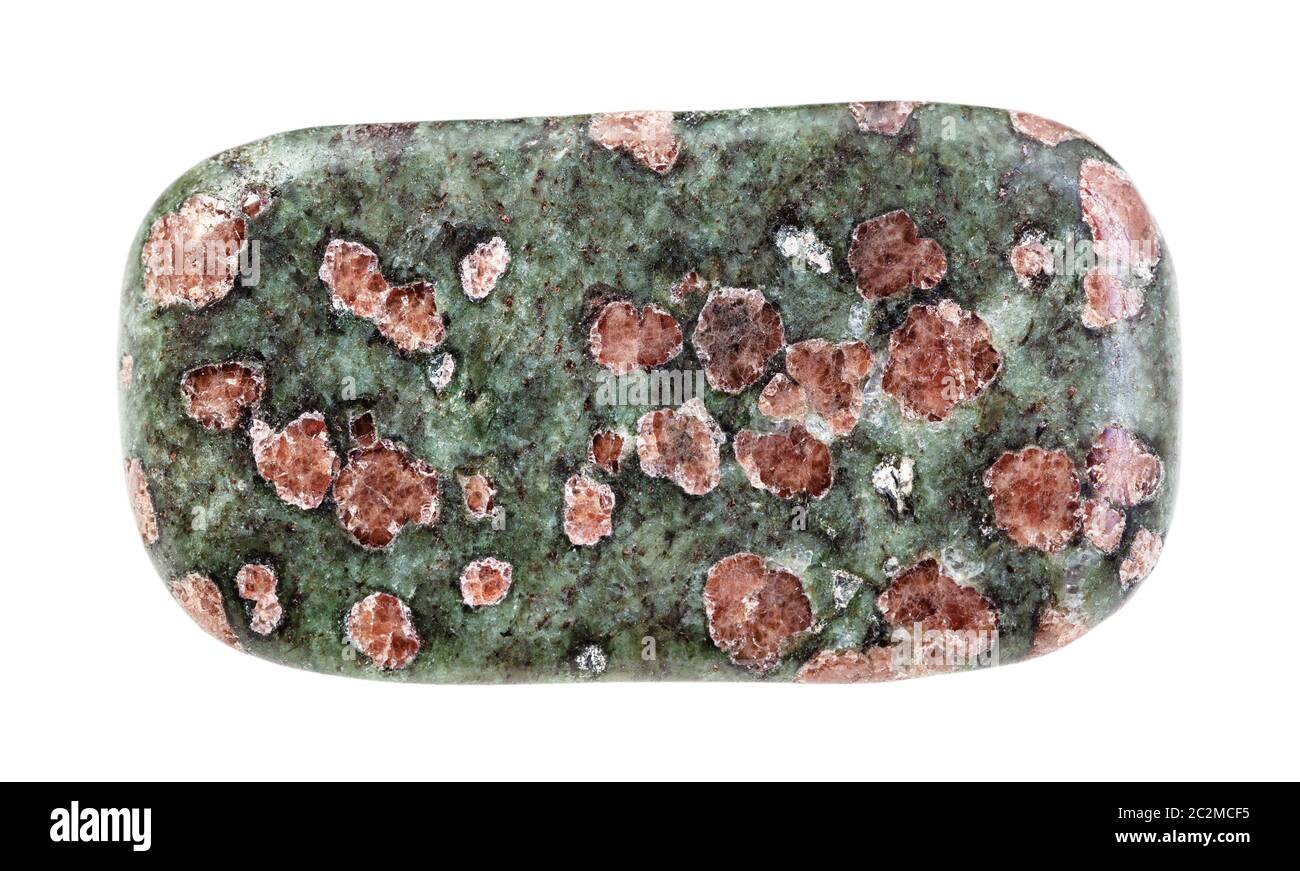 closeup of sample of natural mineral from geological collection ...