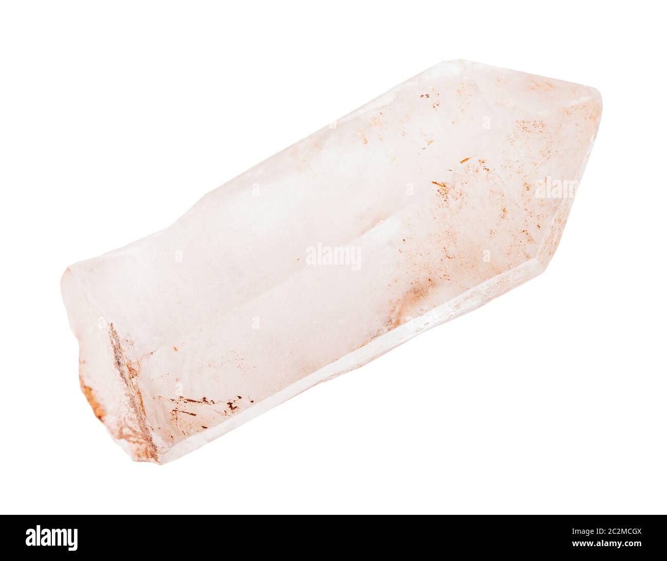 closeup of sample of natural mineral from geological collection - Rose ...