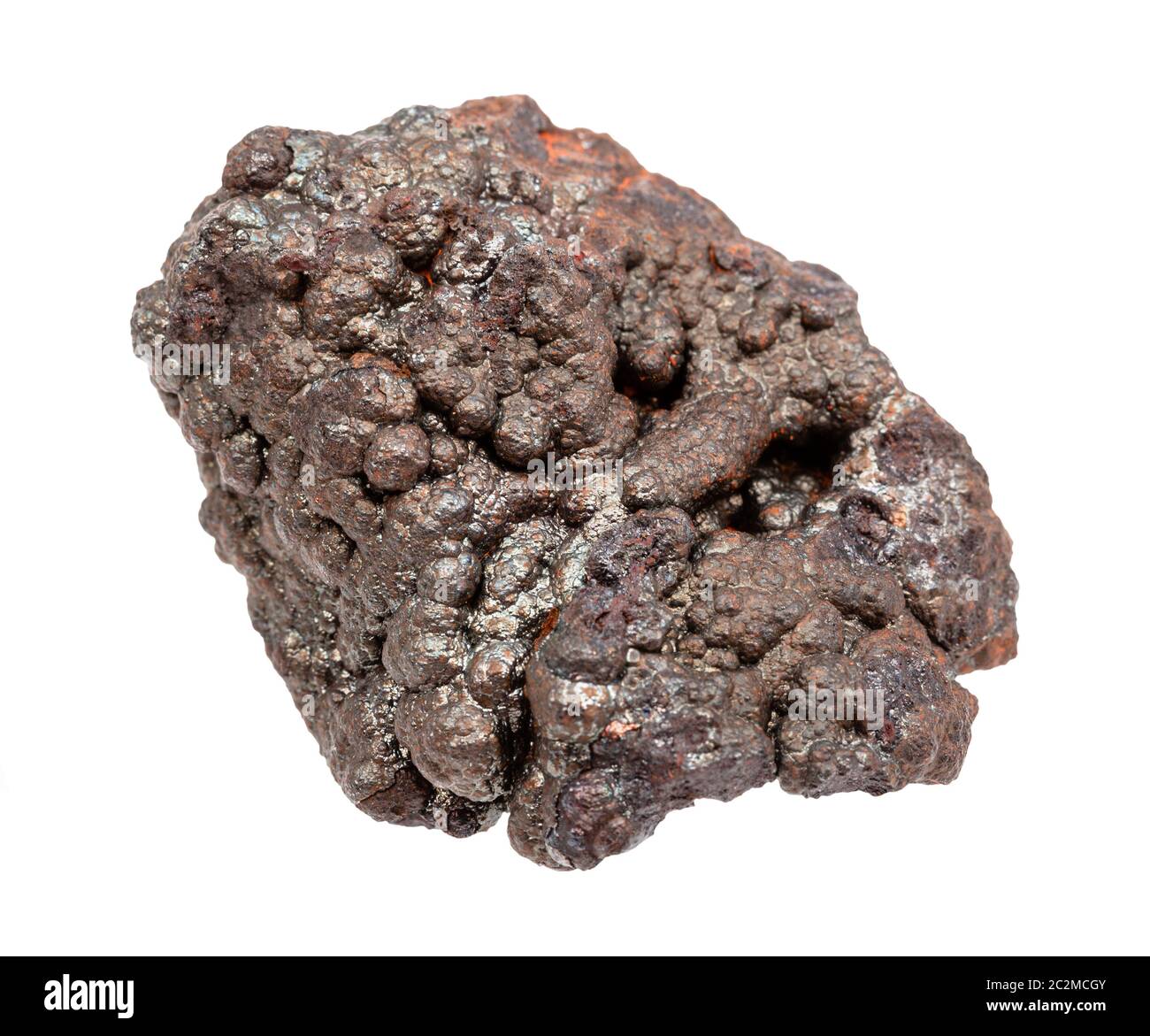 closeup of sample of natural mineral from geological collection - raw ...