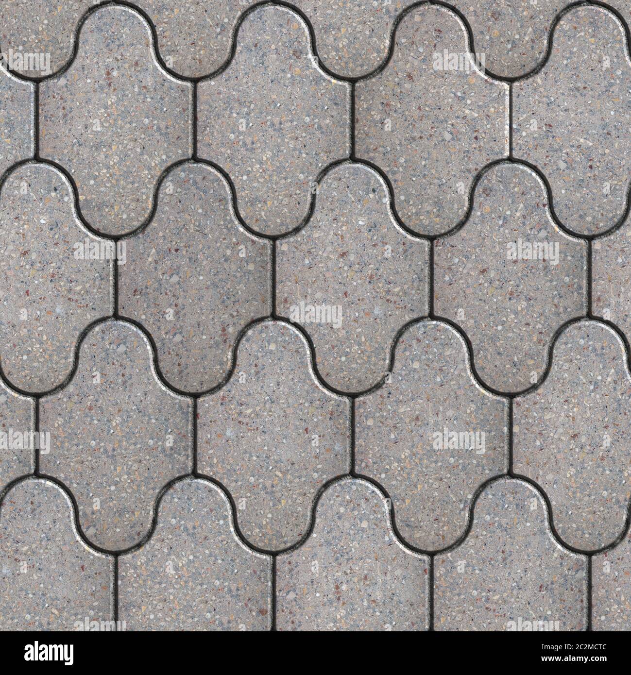 Gray Figured Pavement Rounded Top and Bottom. Seamless Tileable Texture ...